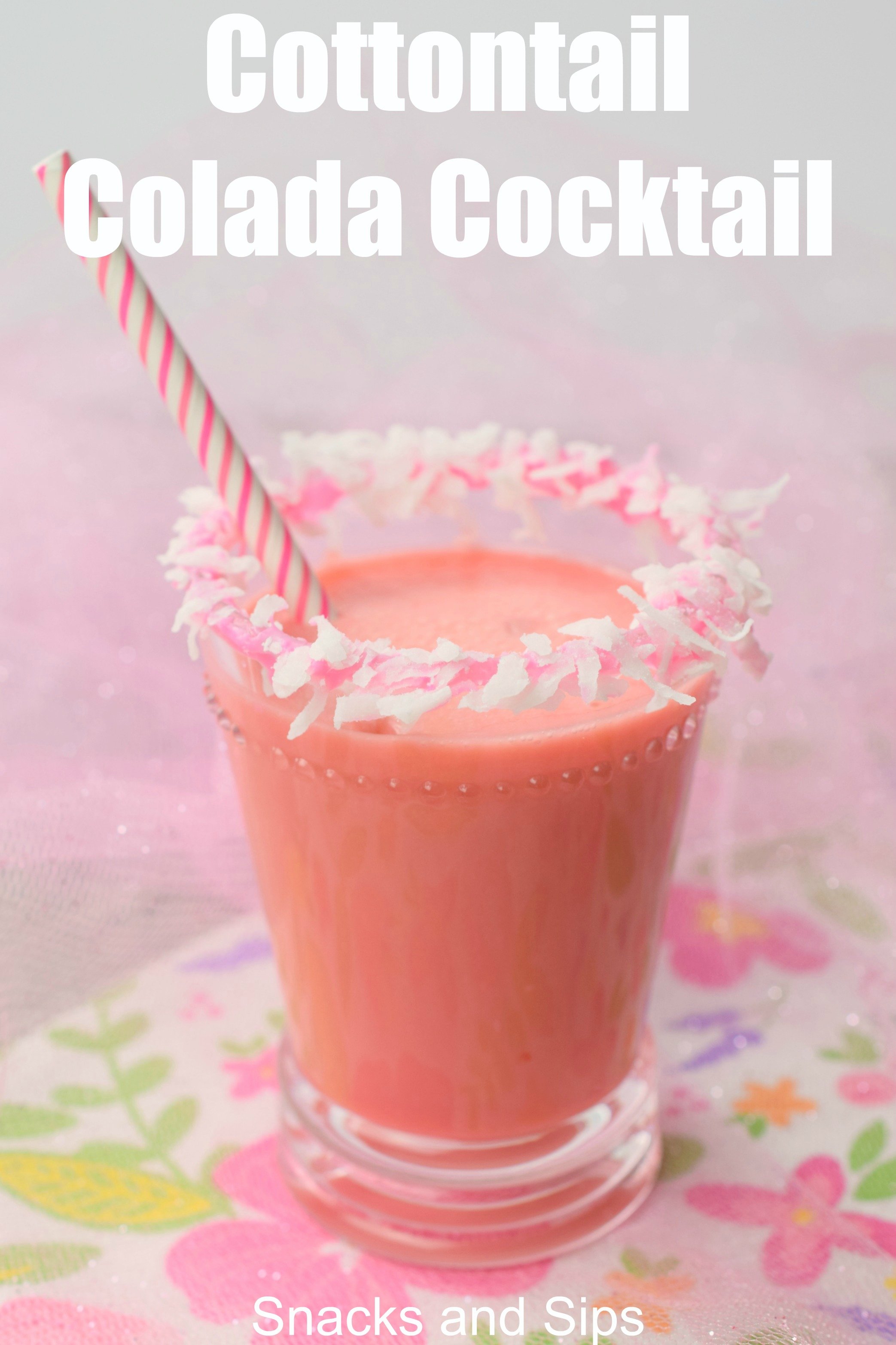 Cottontail Colada Cocktail – Snacks and Sips