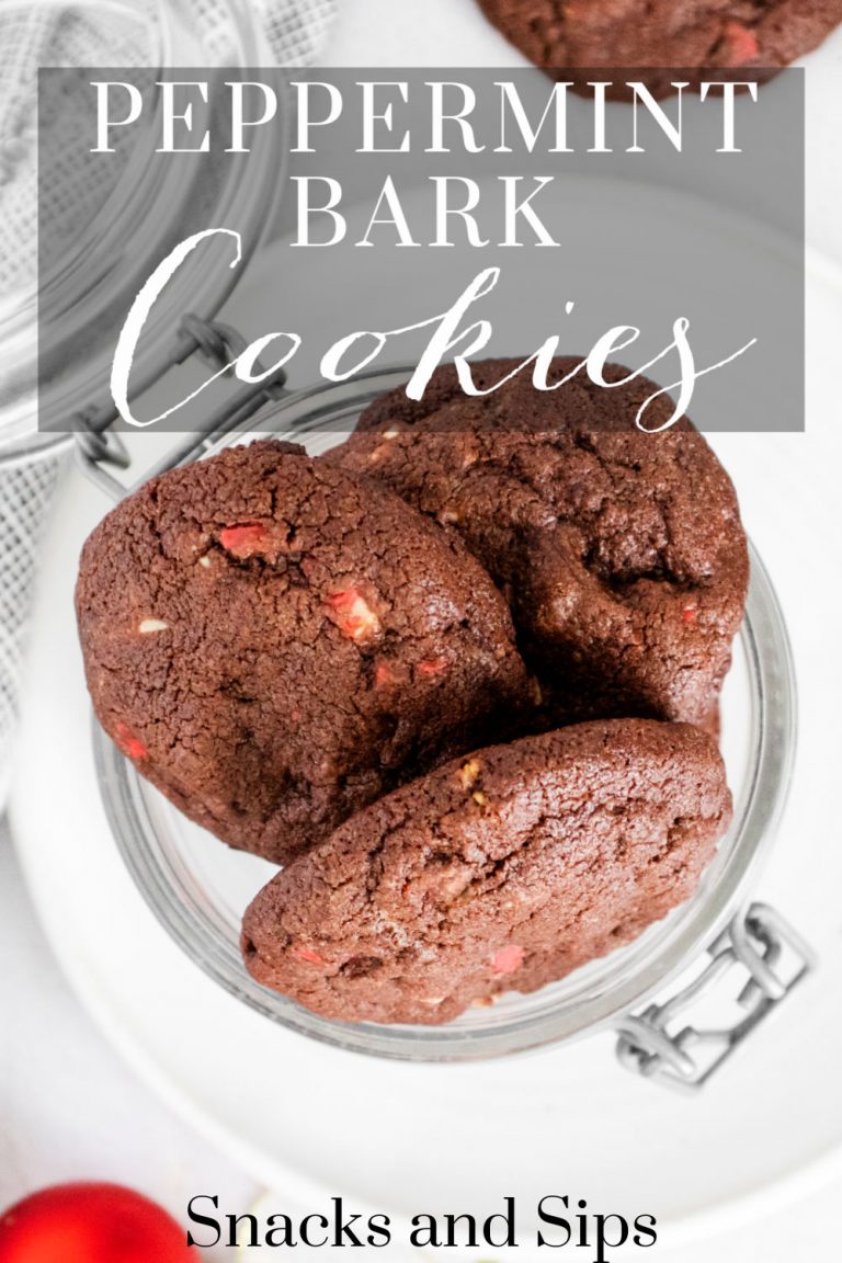 Peppermint Bark Cookies – Snacks and Sips