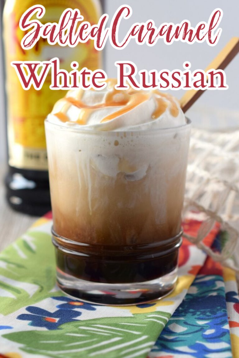 Salted Caramel White Russian – Snacks and Sips