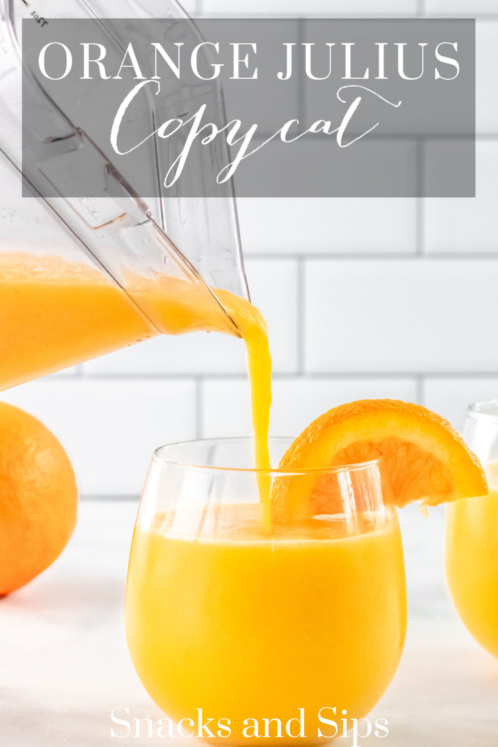 Orange Julius – Snacks and Sips