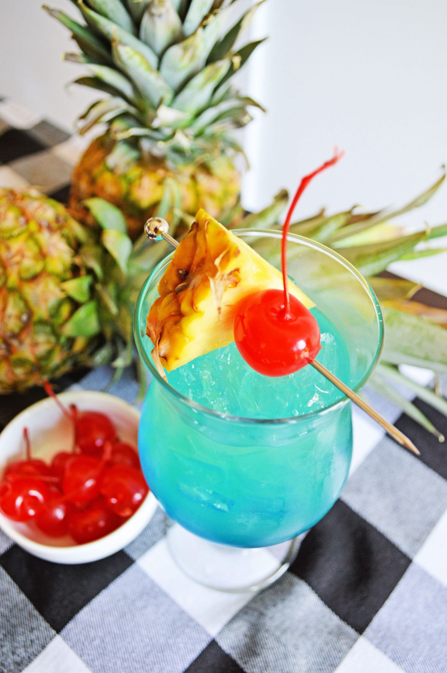 Tropical Blue Hawaiian Cocktail – Snacks and Sips
