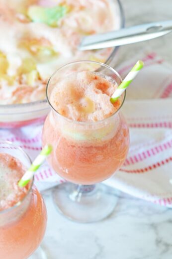 Rainbow Sherbet Punch – Snacks and Sips