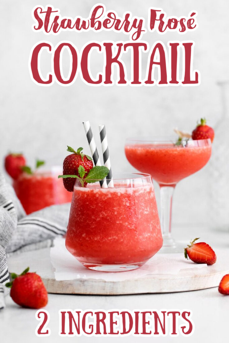 Strawberry Frosé – Snacks and Sips